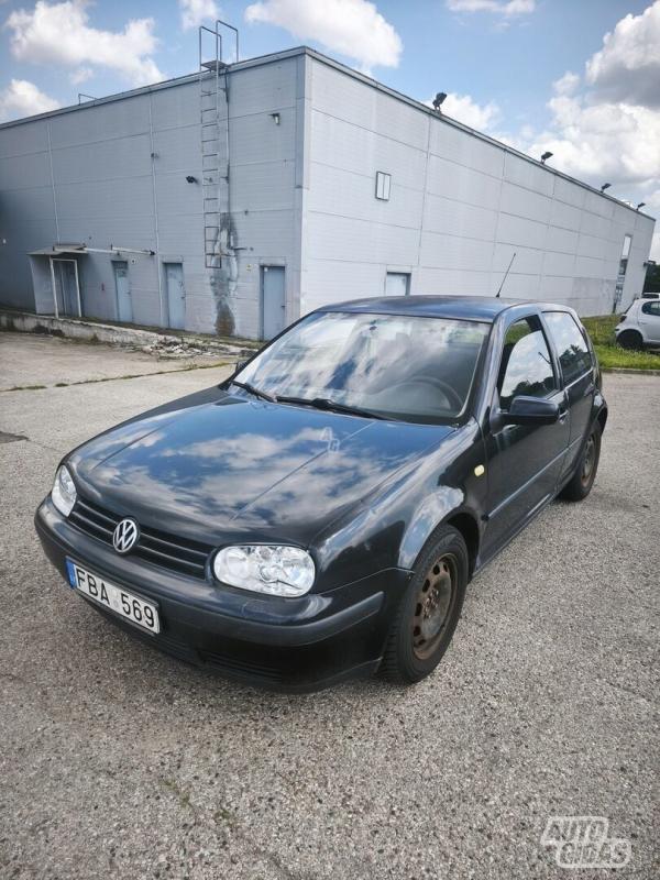 Black Volkswagen Golf 1999 in Kaunas, with an engine capacity of 1.90 L and mileage of 255 thousand km for 300 €, photo 1 on AUTOMOTO.COM.LV