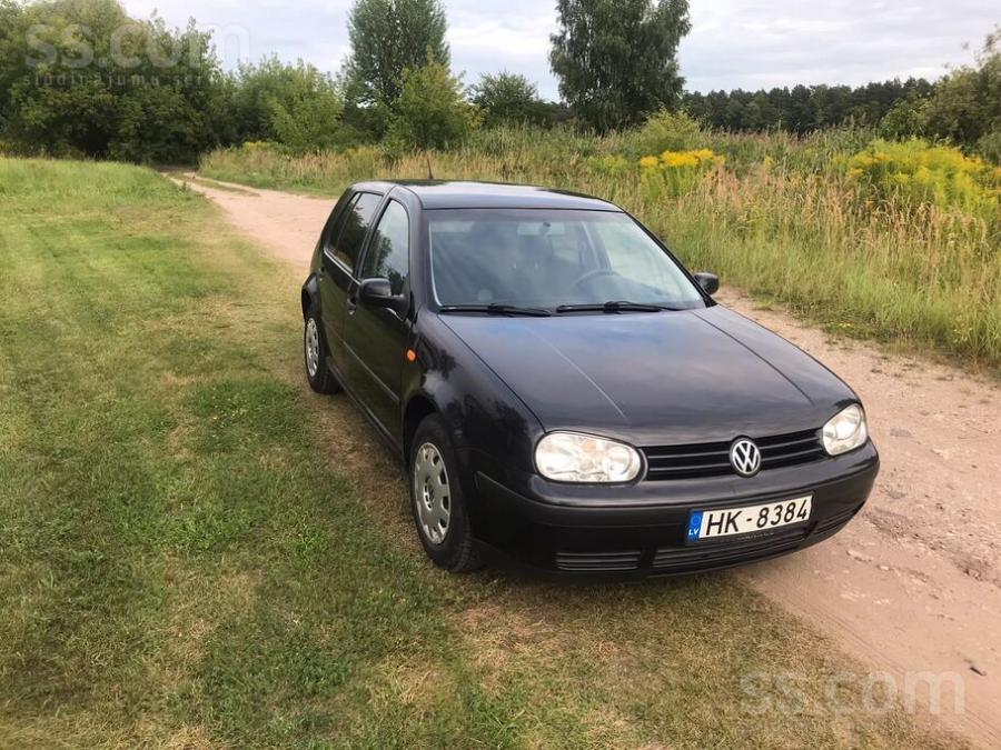 Melns Volkswagen Golf 1999 Jūrmala, ar dzinēja tilpumu 1.60 L un nobraukumu 261 tūkst. km par 1150 €, foto 1 vietnē AUTOMOTO.COM.LV
