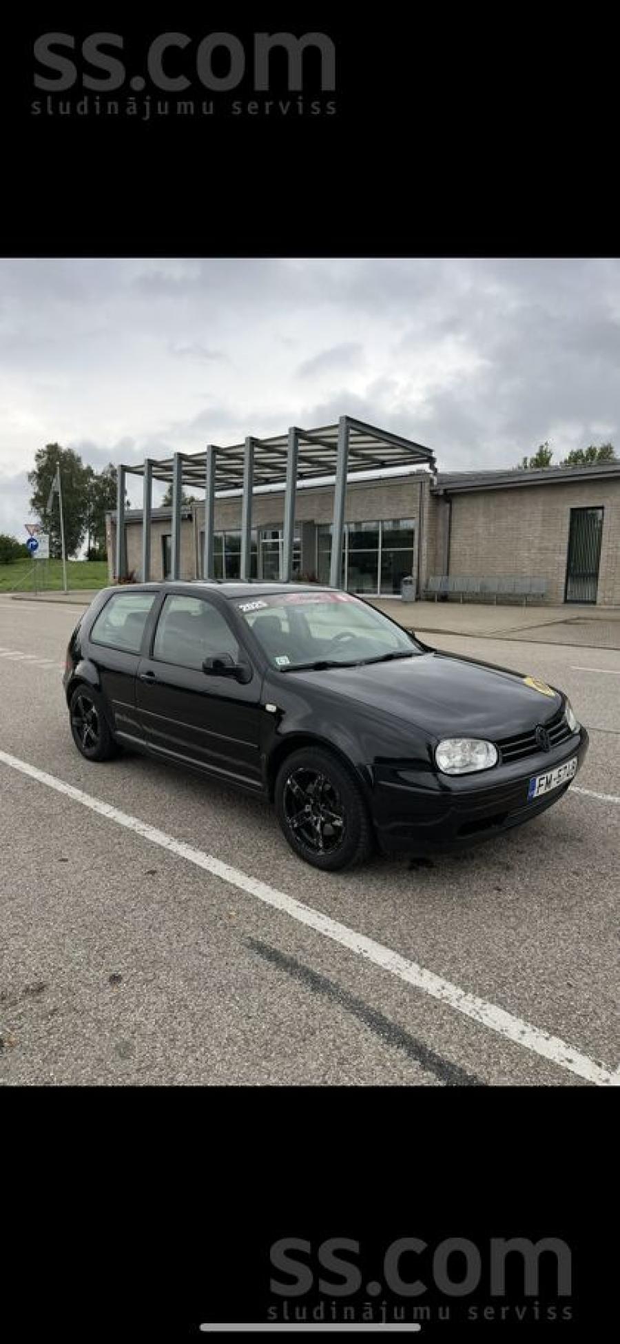 Melns Volkswagen Golf 2000 Talsi, ar dzinēja tilpumu 1.80 L un nobraukumu 220 tūkst. km par 2500 €, foto 3 vietnē AUTOMOTO.COM.LV