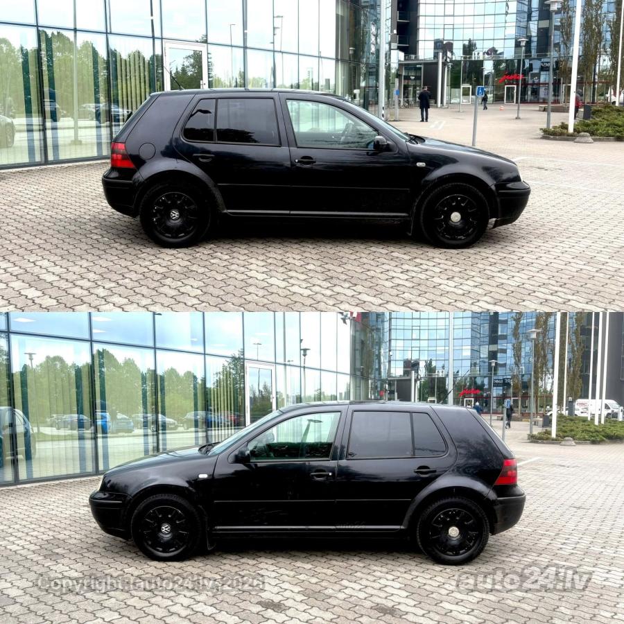 Black Volkswagen Golf 2000 in Tallinn, with an engine capacity of 1.60 L and mileage of 320 thousand km for 1599 €, photo 6 on AUTOMOTO.COM.LV