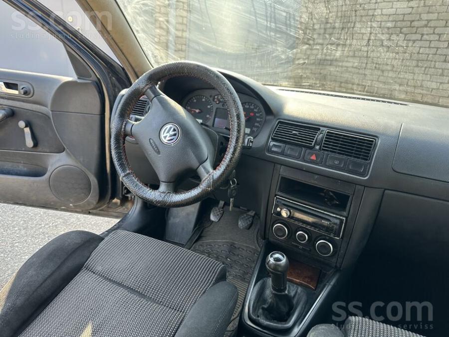 Melns Volkswagen Golf 2000 Rīga, ar dzinēja tilpumu 1.90 L un nobraukumu 392 tūkst. km par 1000 €, foto 6 vietnē AUTOMOTO.COM.LV
