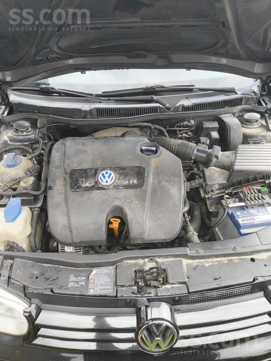 Melns Volkswagen Golf 2000 Rīga, ar dzinēja tilpumu 1.60 L un nobraukumu 268 tūkst. km par 1500 €, foto 7 vietnē AUTOMOTO.COM.LV