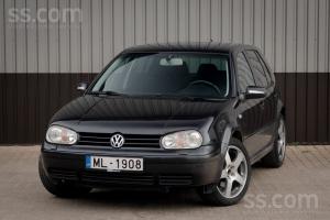 Black Volkswagen Golf 2001 in Talsi, with an engine capacity of 2.00 L and mileage of 295 thousand km for 1390 €, photo 3 on AUTOMOTO.COM.LV