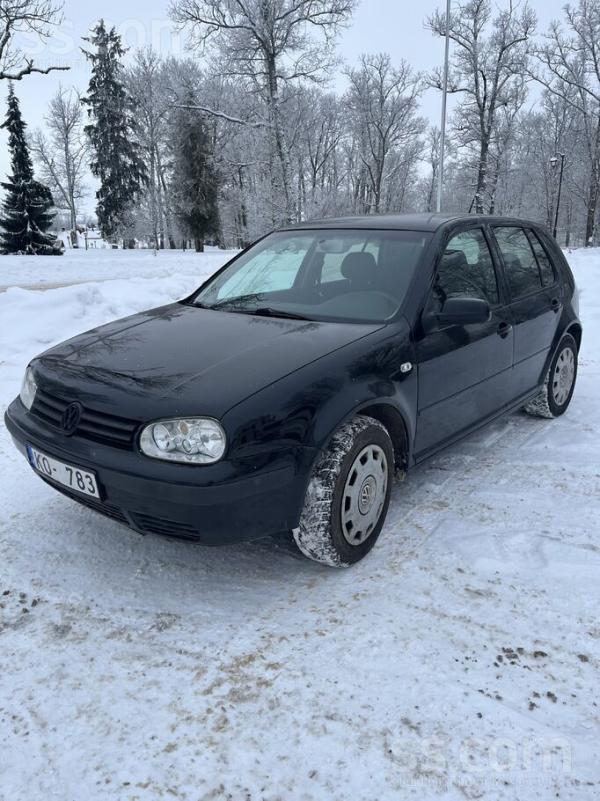 Melns Volkswagen Golf 2001 Gulbene, ar dzinēja tilpumu 1.90 L un nobraukumu 390 tūkst. km par 1350 €, foto 1 vietnē AUTOMOTO.COM.LV