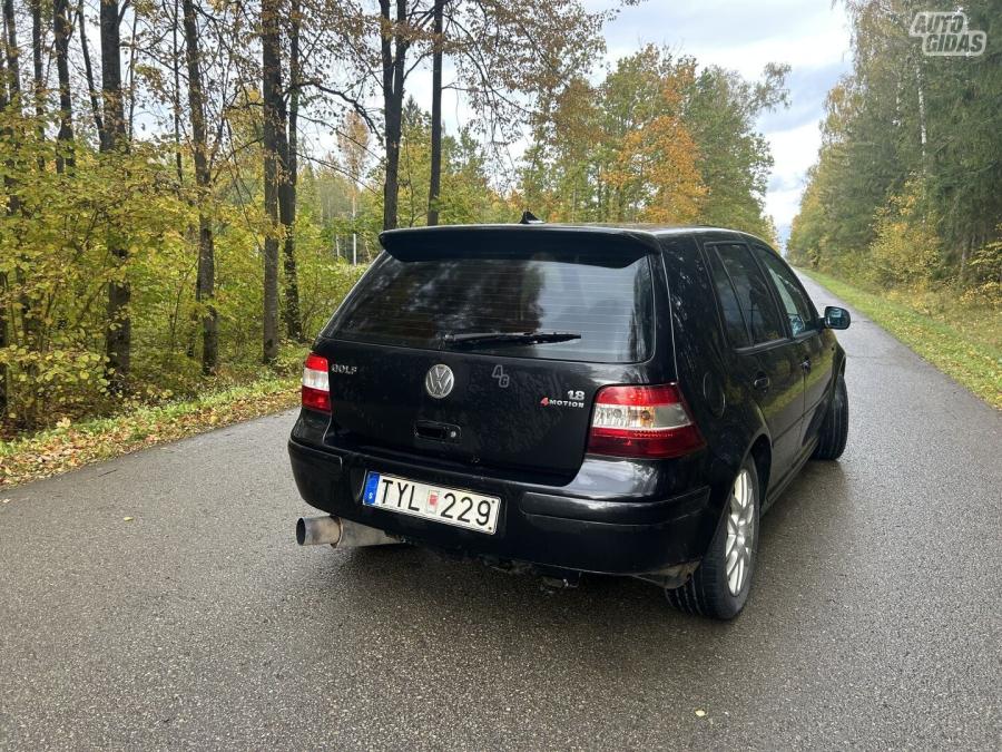 Black Volkswagen Golf 2001 in Joniskis, with an engine capacity of 1.80 L and mileage of 256 thousand km for 2400 €, photo 5 on AUTOMOTO.COM.LV