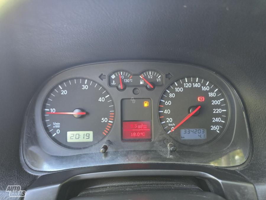 Black Volkswagen Golf 2001 in Radviliskis, with an engine capacity of 1.90 L and mileage of 334 thousand km for 1290 €, photo 19 on AUTOMOTO.COM.LV