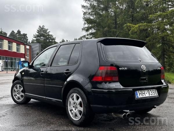 Black Volkswagen Golf 2001 in Riga, with an engine capacity of 1.80 L and mileage of 0 thousand km for 1100 €, photo 4 on AUTOMOTO.COM.LV