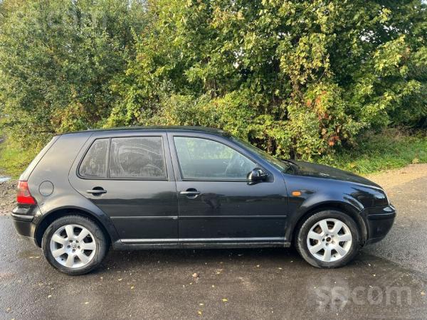 Black Volkswagen Golf 2001 in Riga, with an engine capacity of 1.90 L and mileage of 386 thousand km for 1450 €, photo 4 on AUTOMOTO.COM.LV