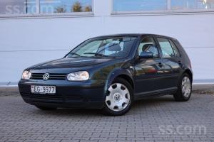 Black Volkswagen Golf 2001 in Riga, with an engine capacity of 2.00 L and mileage of 117 thousand km for 2495 €, photo 1 on AUTOMOTO.COM.LV