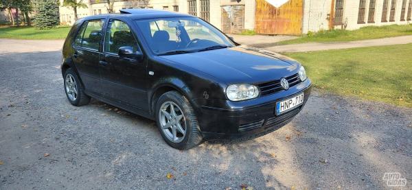 Black Volkswagen Golf 2001 in Raseiniai, with an engine capacity of 1.90 L and mileage of 237 thousand km for 1300 €, photo 4 on AUTOMOTO.COM.LV