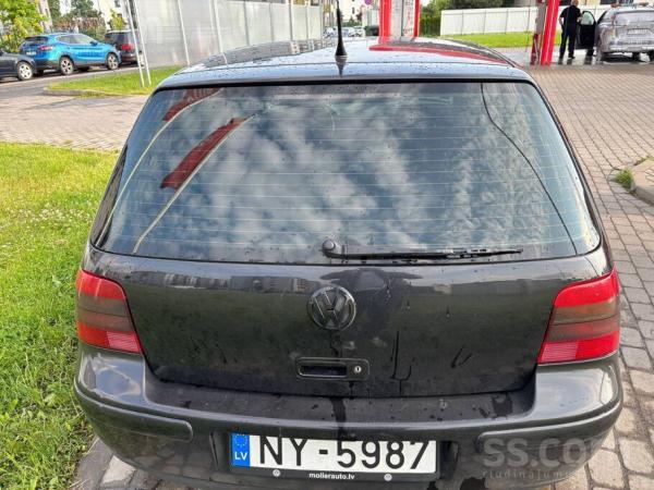 Black Volkswagen Golf 2002 in Riga, with an engine capacity of 1.90 L and mileage of 360 thousand km for 1850 €, photo 2 on AUTOMOTO.COM.LV