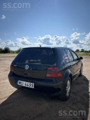 Black Volkswagen Golf 2002 in Daugavpils, with an engine capacity of 1.90 L and mileage of 407 thousand km for 1200 €, photo 6 on AUTOMOTO.COM.LV
