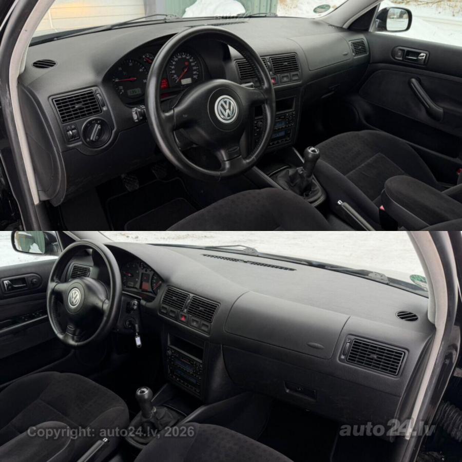 Melns Volkswagen Golf 2002 Viljandi, ar dzinēja tilpumu 1.90 L un nobraukumu 213 tūkst. km par 3790 €, foto 11 vietnē AUTOMOTO.COM.LV