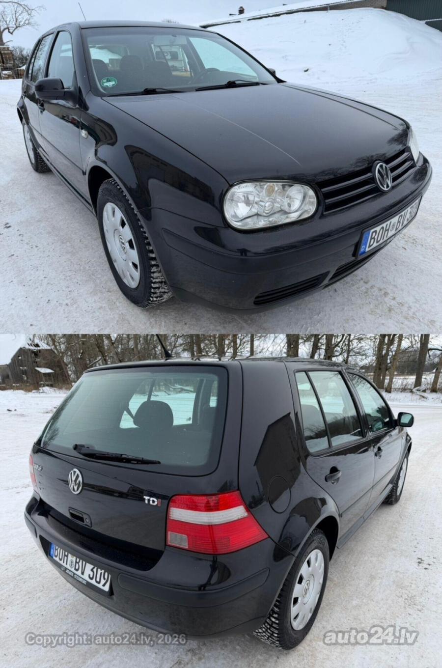 Melns Volkswagen Golf 2002 Viljandi, ar dzinēja tilpumu 1.90 L un nobraukumu 213 tūkst. km par 3790 €, foto 28 vietnē AUTOMOTO.COM.LV