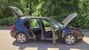 Black Volkswagen Golf 2002 in Riga, with an engine capacity of 1.40 L and mileage of 0 thousand km for 1370 €, photo 3 on AUTOMOTO.COM.LV