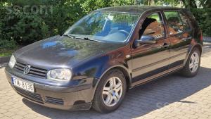 Black Volkswagen Golf 2002 in Riga, with an engine capacity of 1.40 L and mileage of 0 thousand km for 1370 €, photo 8 on AUTOMOTO.COM.LV
