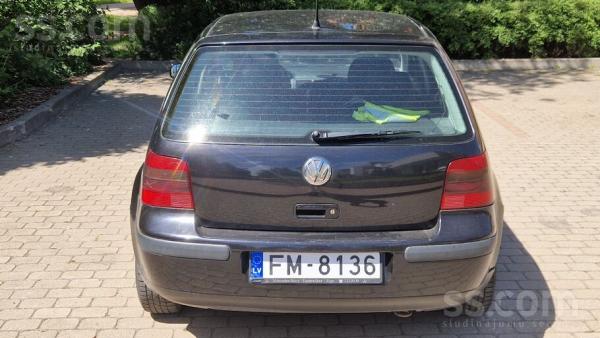 Black Volkswagen Golf 2002 in Riga, with an engine capacity of 1.40 L and mileage of 0 thousand km for 1370 €, photo 10 on AUTOMOTO.COM.LV