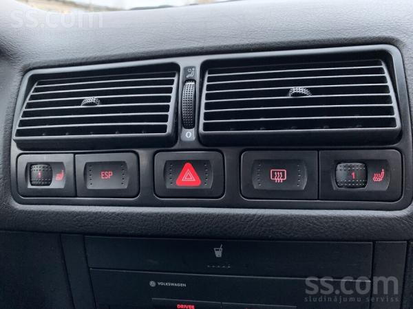 Black Volkswagen Golf 2002 in Ludza, with an engine capacity of 1.90 L and mileage of 253 thousand km for 1350 €, photo 10 on AUTOMOTO.COM.LV