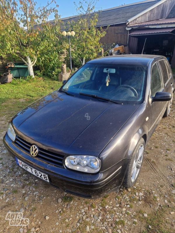 Black Volkswagen Golf 2002 in Vilkaviskis, with an engine capacity of 1.90 L and mileage of 381 thousand km for 1400 €, photo 1 on AUTOMOTO.COM.LV