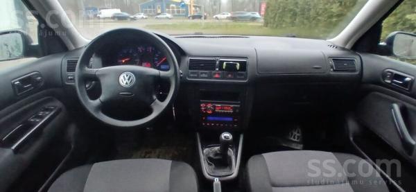Black Volkswagen Golf 2003 in Riga, with an engine capacity of 1.40 L and mileage of 188 thousand km for 1400 €, photo 7 on AUTOMOTO.COM.LV