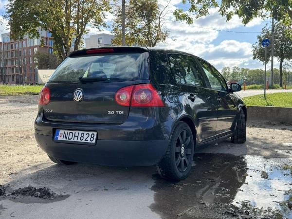 Black Volkswagen Golf 2003 in Klaipeda, with an engine capacity of 2.00 L and mileage of 454 thousand km for 999 €, photo 7 on AUTOMOTO.COM.LV