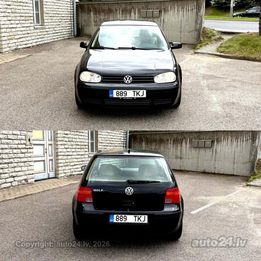 Black Volkswagen Golf 2003 in Tallinn, with an engine capacity of 1.40 L and mileage of 247 thousand km for 1999 €, photo 7 on AUTOMOTO.COM.LV