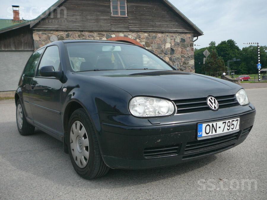 Melns Volkswagen Golf 2003 Cēsis, ar dzinēja tilpumu 1.90 L un nobraukumu 347 tūkst. km par 1190 €, foto 1 vietnē AUTOMOTO.COM.LV