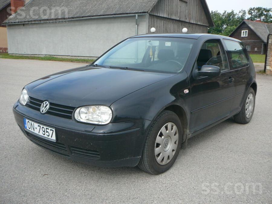 Melns Volkswagen Golf 2003 Cēsis, ar dzinēja tilpumu 1.90 L un nobraukumu 347 tūkst. km par 1190 €, foto 3 vietnē AUTOMOTO.COM.LV