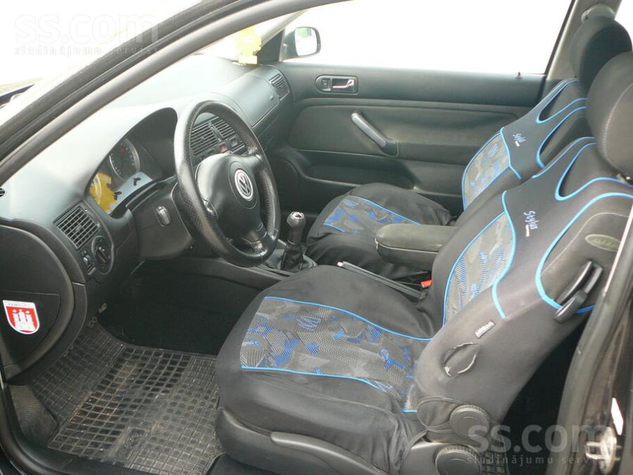 Melns Volkswagen Golf 2003 Cēsis, ar dzinēja tilpumu 1.90 L un nobraukumu 347 tūkst. km par 1190 €, foto 11 vietnē AUTOMOTO.COM.LV