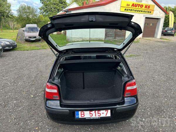 Black Volkswagen Golf 2003 in Limbazi, with an engine capacity of 1.90 L and mileage of 185 thousand km for 3250 €, photo 7 on AUTOMOTO.COM.LV