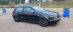 Black Volkswagen Golf 2003 in Vilnius, with an engine capacity of 1.80 L and mileage of 207 thousand km for 5000 €, photo  on AUTOMOTO.COM.LV