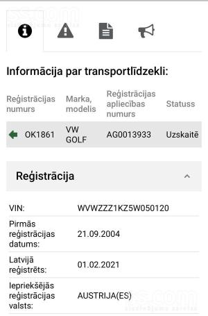 Melns Volkswagen Golf 2004 Daugavpils, ar dzinēja tilpumu 1.90 L un nobraukumu 0 tūkst. km par 1850 €, foto 30 vietnē AUTOMOTO.COM.LV