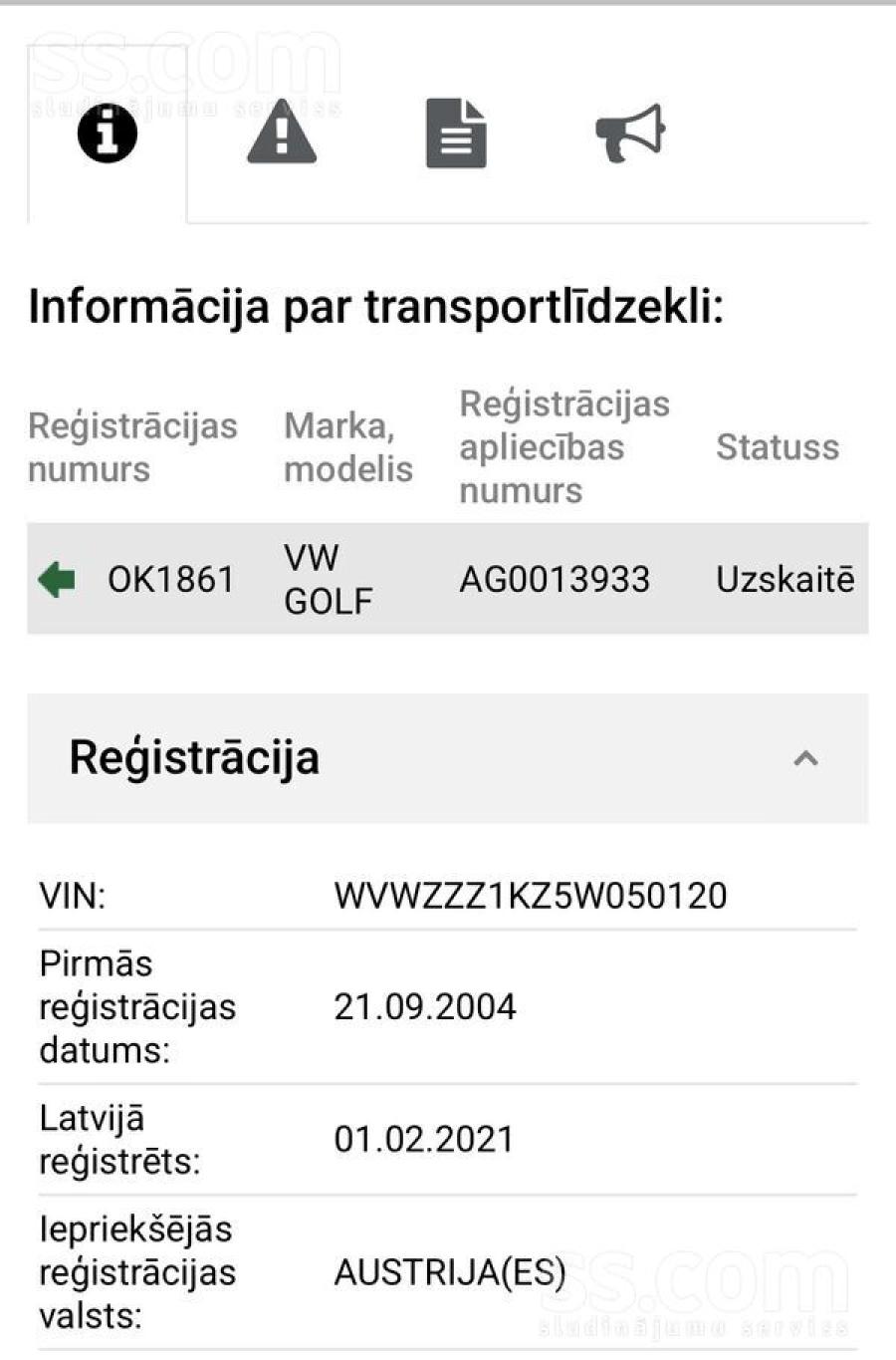 Melns Volkswagen Golf 2004 Daugavpils, ar dzinēja tilpumu 1.90 L un nobraukumu 0 tūkst. km par 1850 €, foto 30 vietnē AUTOMOTO.COM.LV