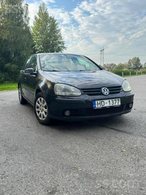 Black Volkswagen Golf 2004 in Jelgava, with an engine capacity of 1.90 L and mileage of 337 thousand km for 1300 €, photo  on AUTOMOTO.COM.LV