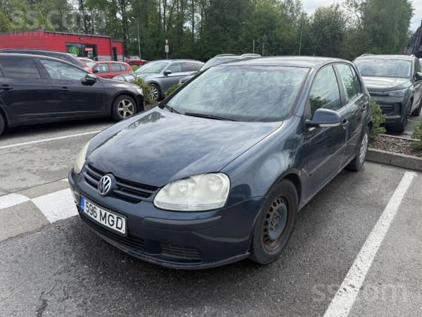 Black Volkswagen Golf 2005 in Riga, with an engine capacity of 1.60 L and mileage of 0 thousand km for 590 €, photo 1 on AUTOMOTO.COM.LV