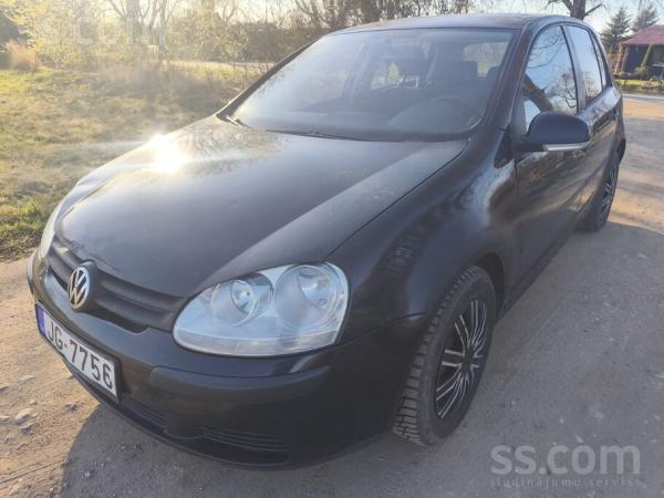 Black Volkswagen Golf 2005 in Tukums, with an engine capacity of 1.90 L and mileage of 560 thousand km for 850 €, photo 8 on AUTOMOTO.COM.LV