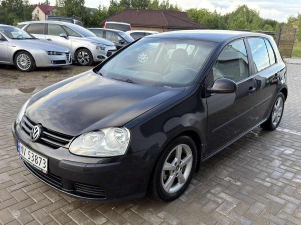 Black Volkswagen Golf 2005 in Vilnius, with an engine capacity of 1.90 L and mileage of 217 thousand km for 1750 €, photo 1 on AUTOMOTO.COM.LV