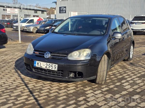 Black Volkswagen Golf 2006 in Riga, with an engine capacity of 2.00 L and mileage of 0 thousand km for 1200 €, photo 1 on AUTOMOTO.COM.LV