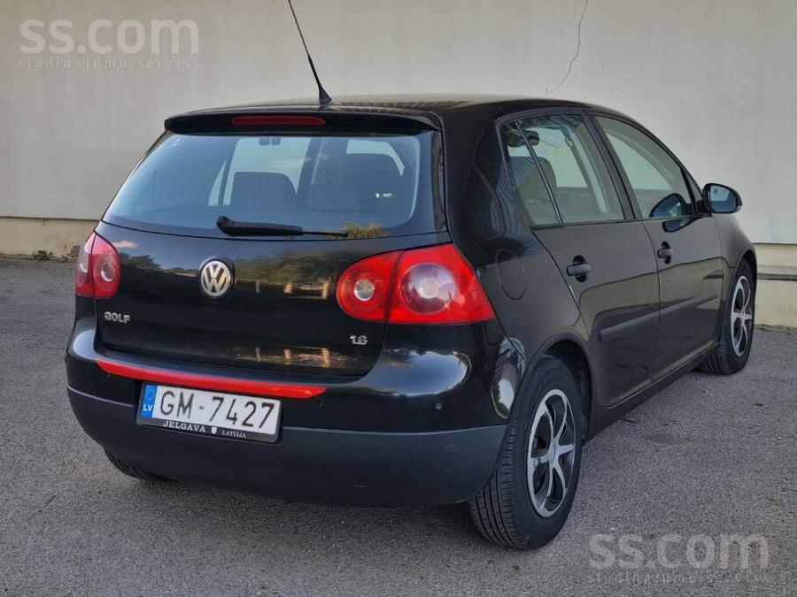 Melns Volkswagen Golf 2006 Ogre, ar dzinēja tilpumu 1.60 L un nobraukumu 299 tūkst. km par 1950 €, foto 9 vietnē AUTOMOTO.COM.LV