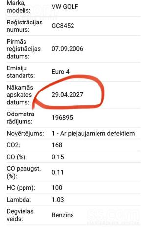 Melns Volkswagen Golf 2006 Jelgava, ar dzinēja tilpumu 1.40 L un nobraukumu 198 tūkst. km par 1650 €, foto 20 vietnē AUTOMOTO.COM.LV