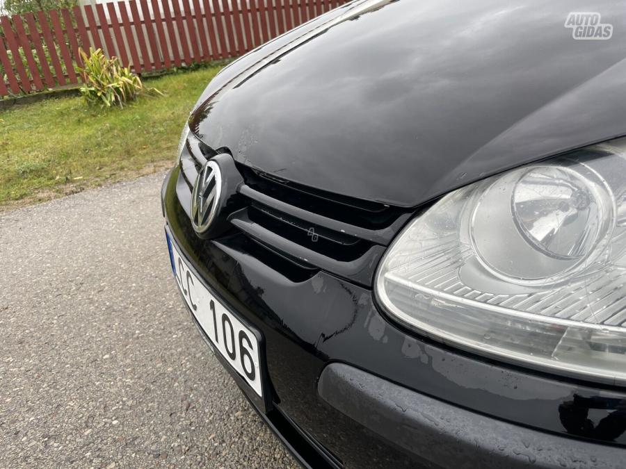 Black Volkswagen Golf 2006 in Alytus, with an engine capacity of 1.40 L and mileage of 224 thousand km for 1350 €, photo 6 on AUTOMOTO.COM.LV