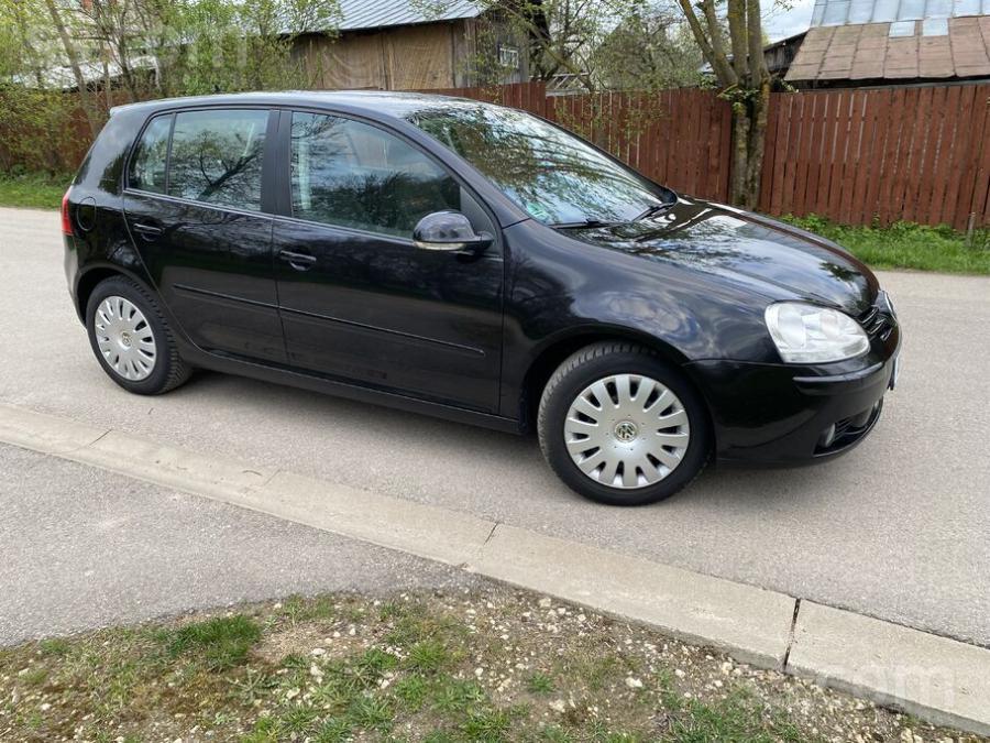 Black Volkswagen Golf 2007 in Ludza, with an engine capacity of 1.90 L and mileage of 0 thousand km for 3400 €, photo 9 on AUTOMOTO.COM.LV
