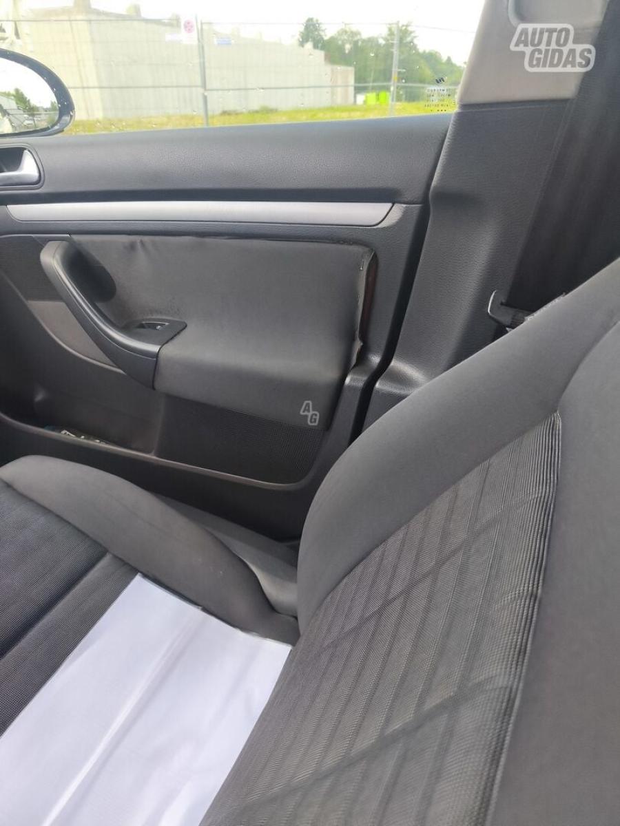 Melns Volkswagen Golf 2007 Kauņa, ar dzinēja tilpumu 1.90 L un nobraukumu 320 tūkst. km par 1400 €, foto 6 vietnē AUTOMOTO.COM.LV