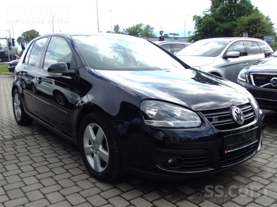 Black Volkswagen Golf 2007 in Riga, with an engine capacity of 2.00 L and mileage of 200 thousand km for 6000 €, photo 3 on AUTOMOTO.COM.LV