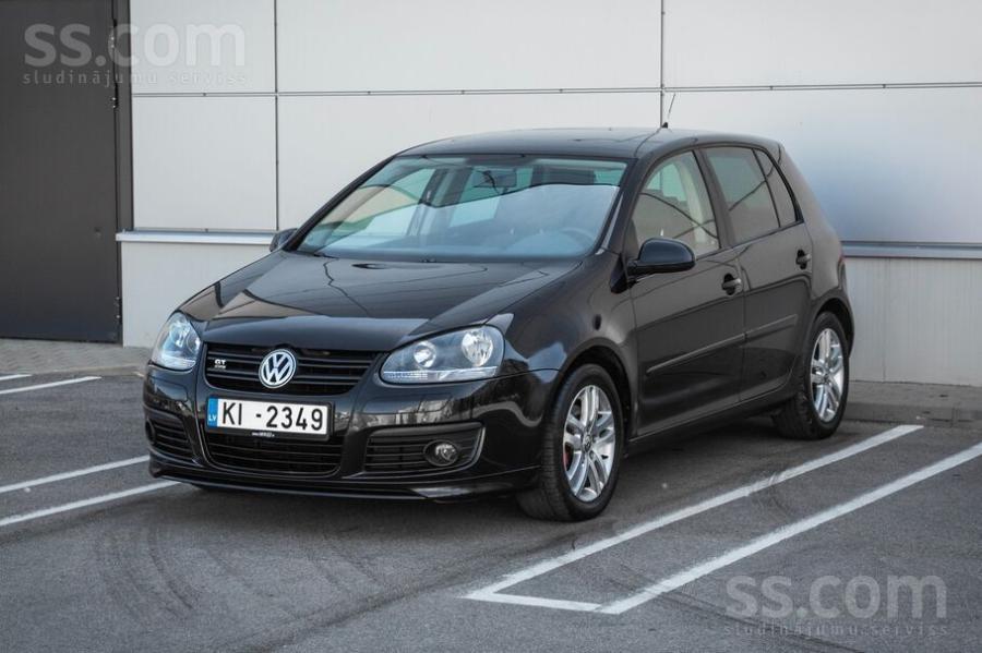 Black Volkswagen Golf 2007 in Riga, with an engine capacity of 1.40 L and mileage of 0 thousand km for 2590 €, photo 1 on AUTOMOTO.COM.LV