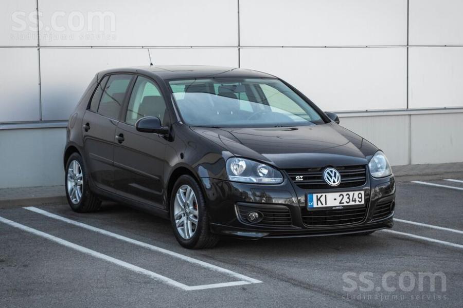 Black Volkswagen Golf 2007 in Riga, with an engine capacity of 1.40 L and mileage of 0 thousand km for 2590 €, photo 4 on AUTOMOTO.COM.LV