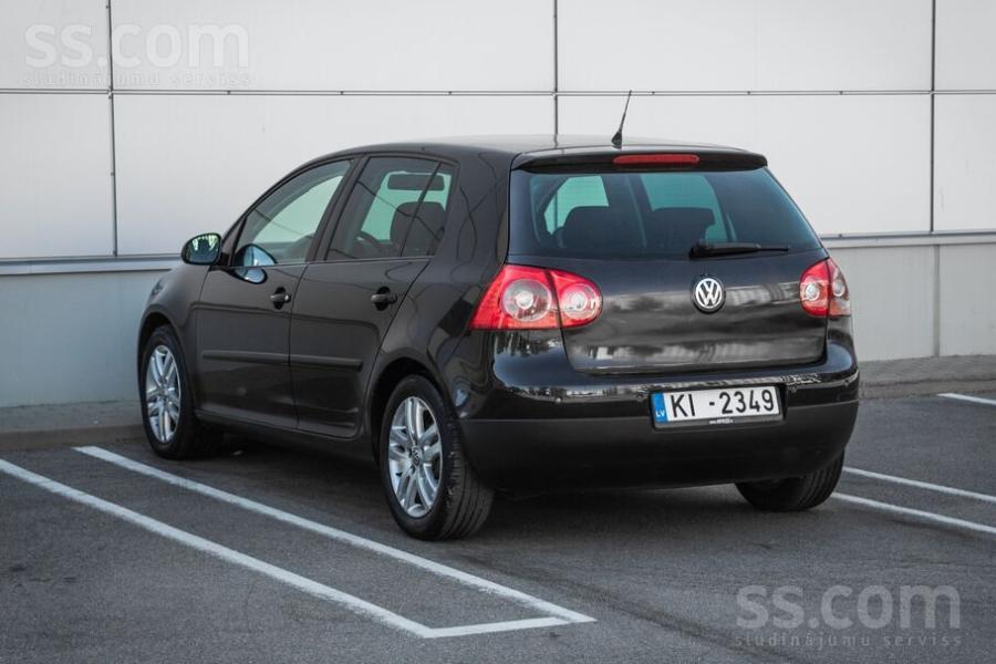 Black Volkswagen Golf 2007 in Riga, with an engine capacity of 1.40 L and mileage of 0 thousand km for 2590 €, photo 8 on AUTOMOTO.COM.LV