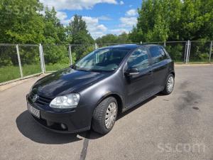 Black Volkswagen Golf 2007 in Daugavpils, with an engine capacity of 2.00 L and mileage of 281 thousand km for 980 €, photo  on AUTOMOTO.COM.LV