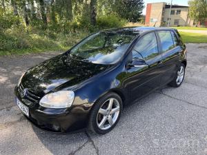Melns Volkswagen Golf 2007 Limbaži, ar dzinēja tilpumu 1.90 L un nobraukumu 337 tūkst. km par 2750 €, foto  vietnē AUTOMOTO.COM.LV