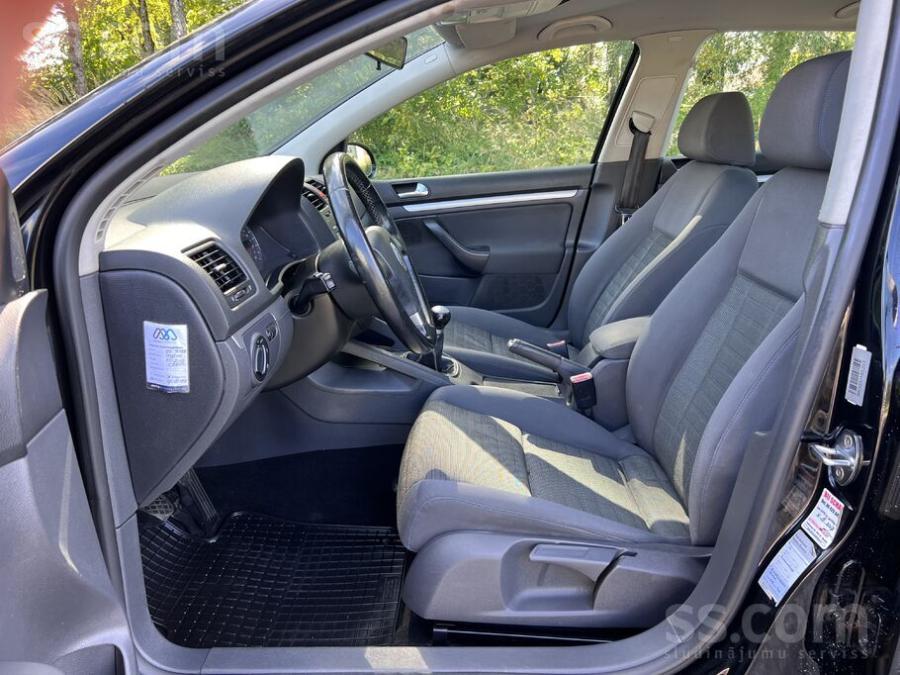 Melns Volkswagen Golf 2007 Limbaži, ar dzinēja tilpumu 1.90 L un nobraukumu 337 tūkst. km par 2750 €, foto 9 vietnē AUTOMOTO.COM.LV